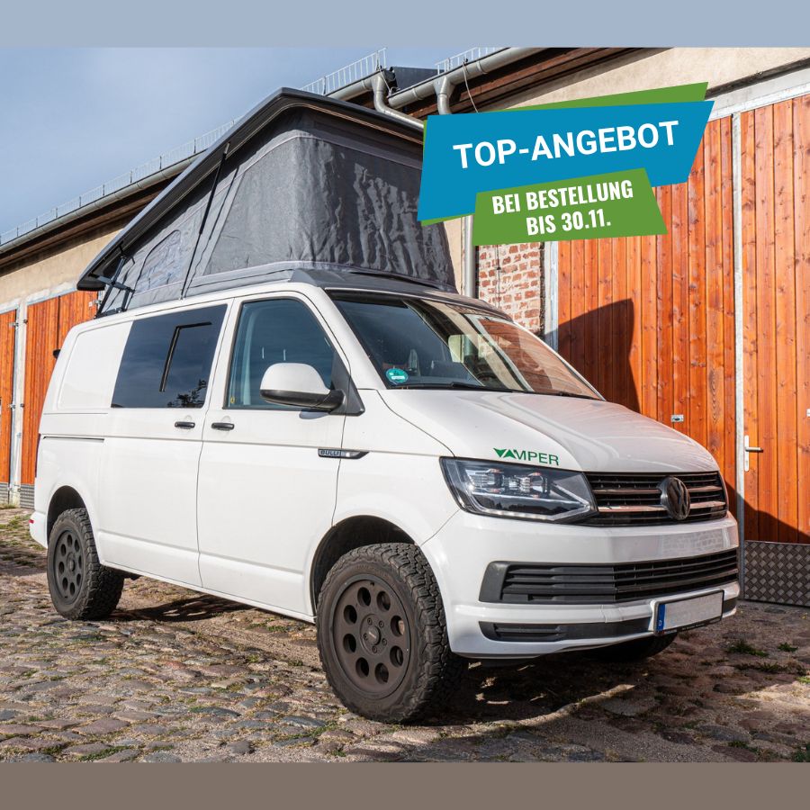 Aufstelldach SCA 290 / 292 für VW T5 - VW T6.1 mit Einbau – Vamper