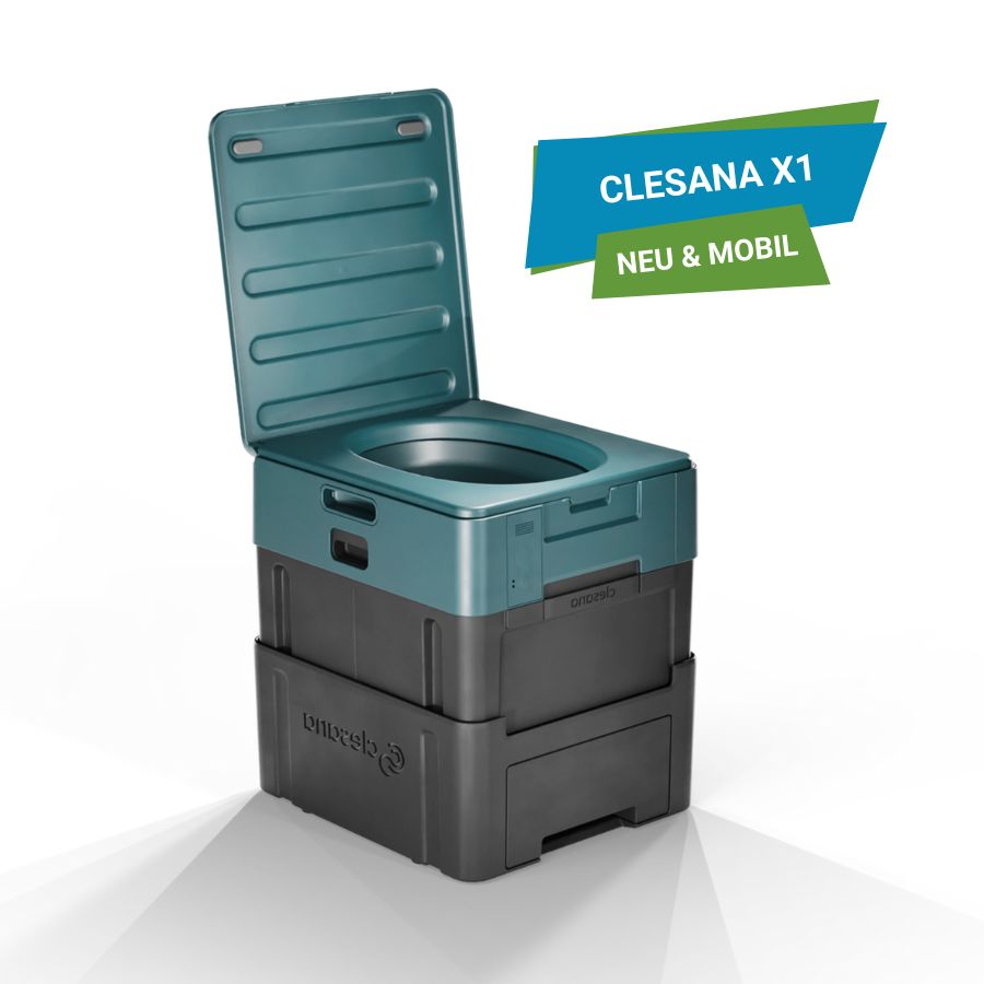 Clesana X1 - wasser- & chemielose mobile Toilette – Vamper